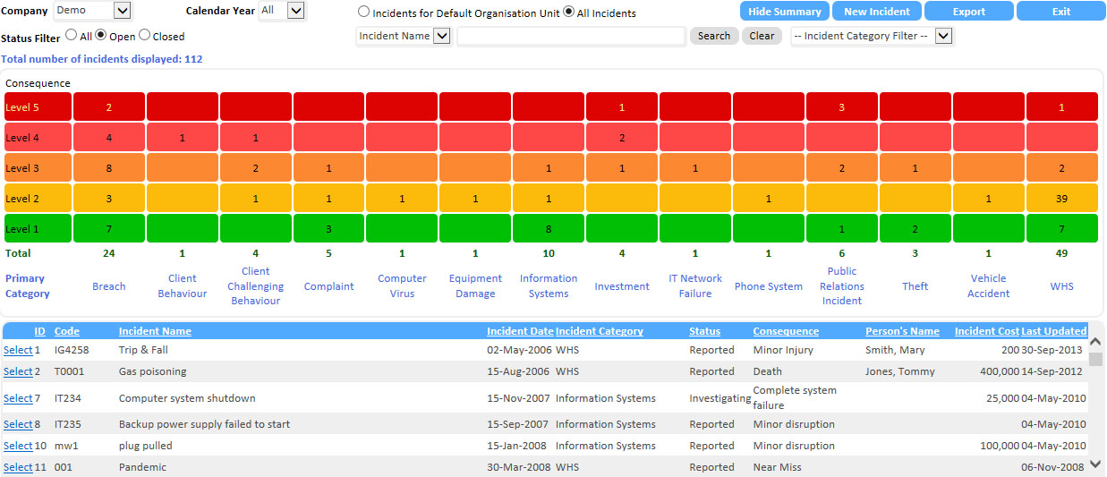 GuardianERM.Net Help [Incident Management]